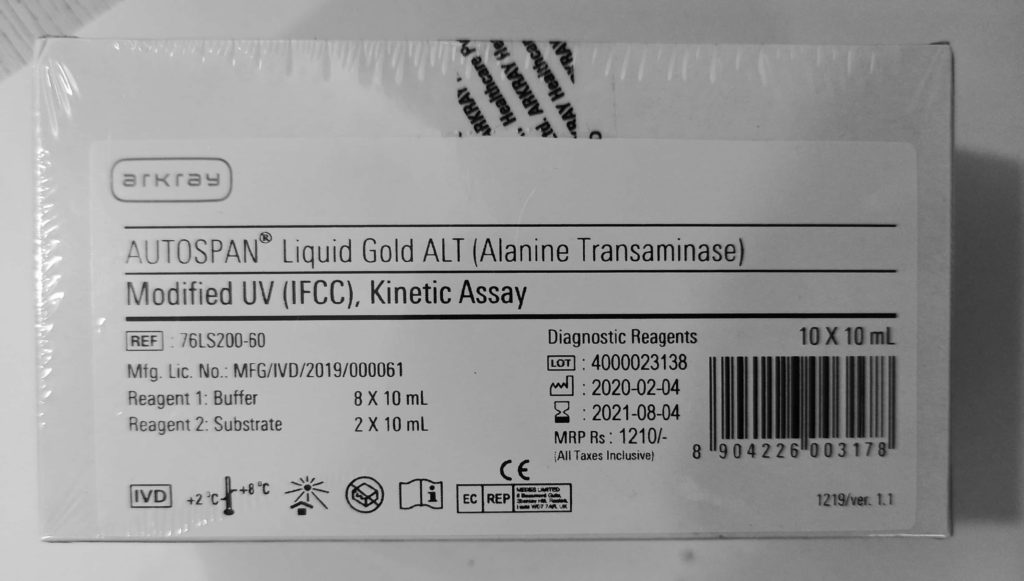 SGOT TEST KIT (AST) – Medical Equipment